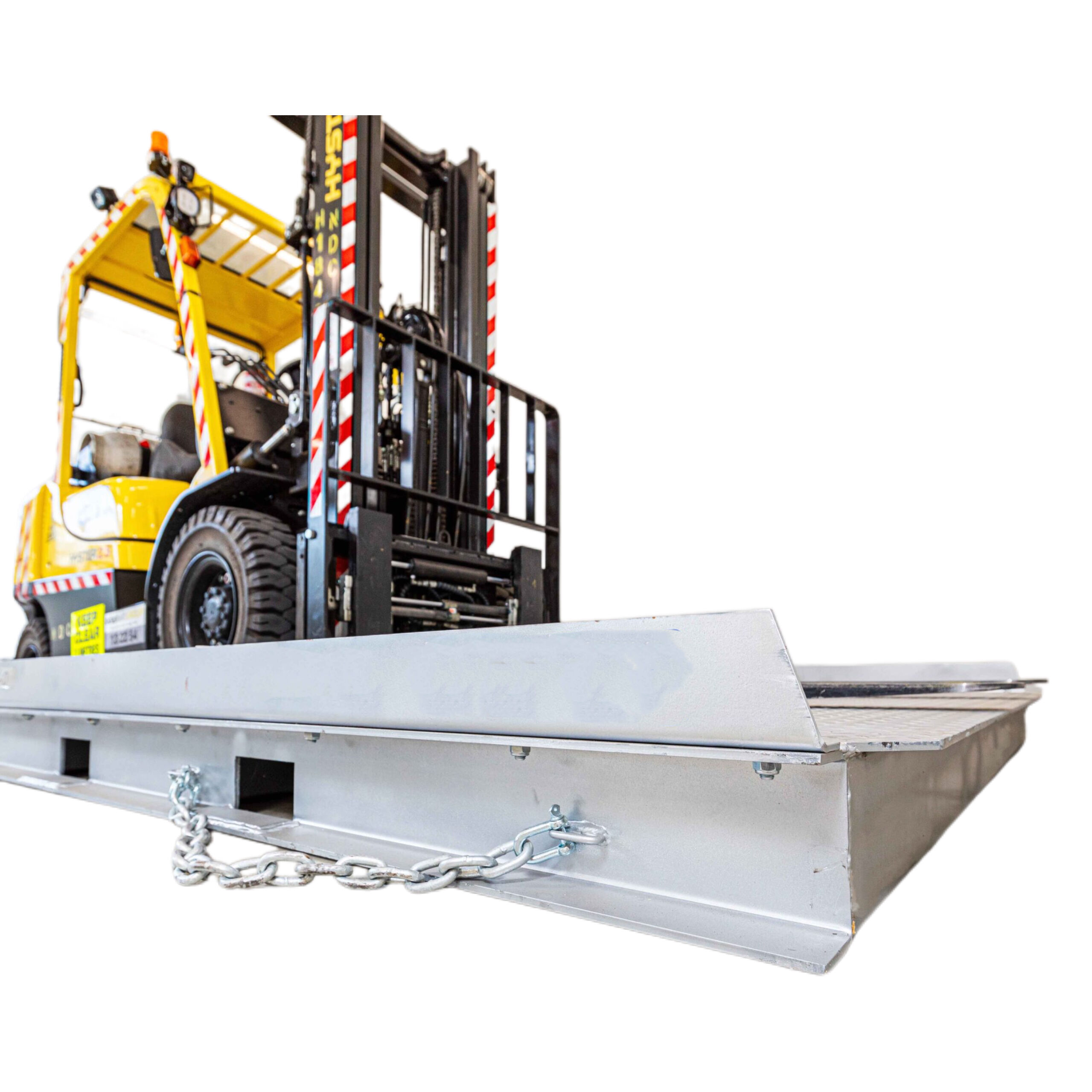 8 Ton Heavy Duty Long Forklift Container Loading and Unloading Ramp for ...