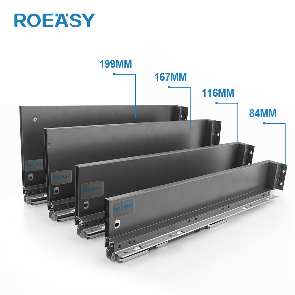 ROEASY TD-195PT 199MM Higher Drawer Slim Box Full Extension Soft ...