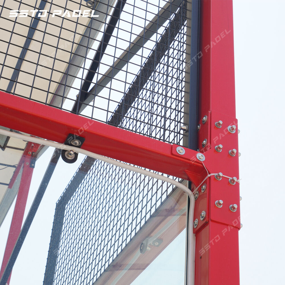Professional Supplier Hot Dip Galvanized Padel Tennis Court With Canopy ...