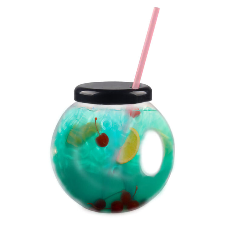 42oz Fish Bowl Cup with Handle for Parties & Events - Reusable Plastic ...