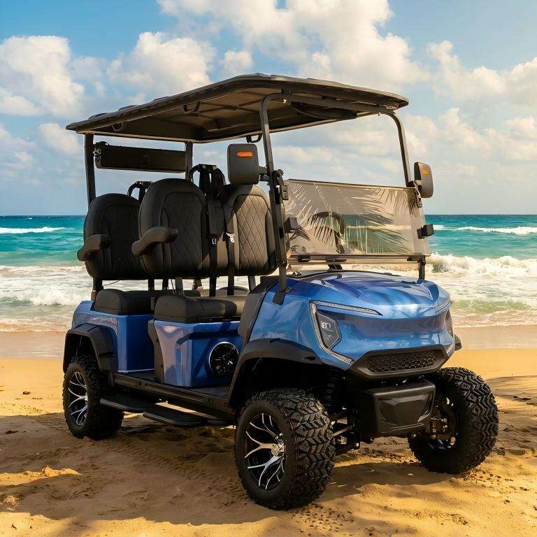 Wholesale 2026 New Design 4 Seat 48V Lithium Electric Golf Cart, China ...