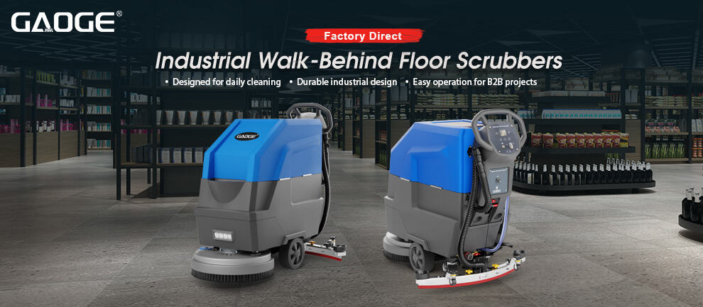 Walk-Behind Floor Scrubbers for Commercial & Industrial Use | Factory ...