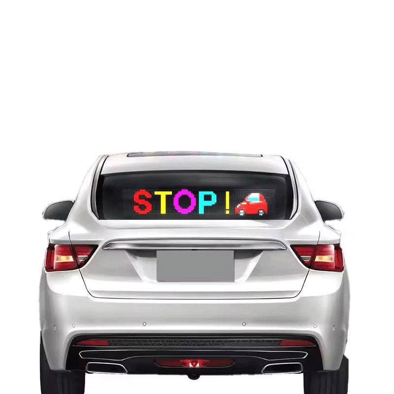 Ultra-Thin Car Window LED Displays: