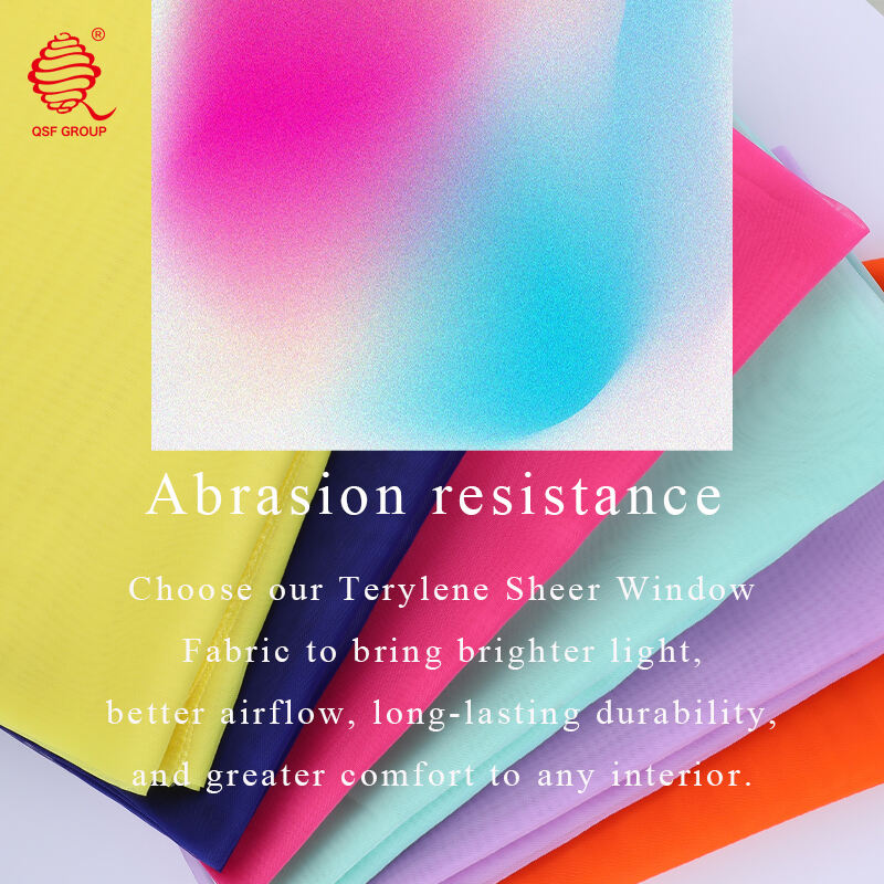 Terylene Sheer Window Fabric | Durable Light-Filtering Mesh