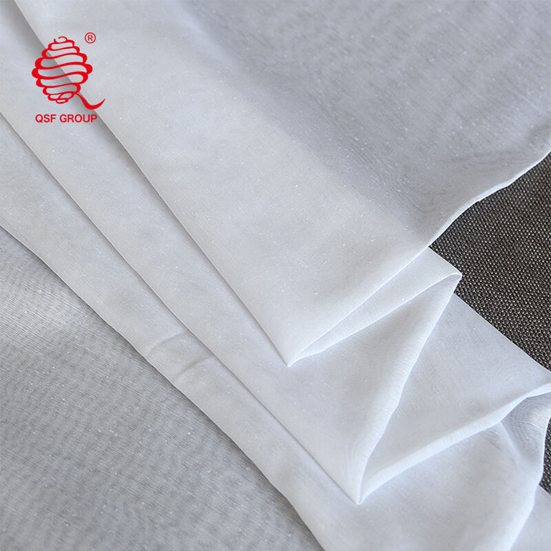 tissu transparent monofilament en térylène 30S | Mesh léger et ignifuge