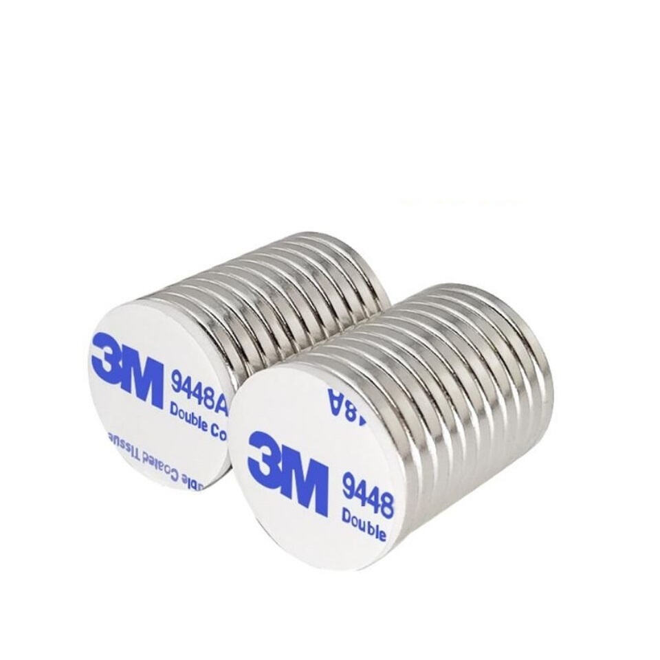 Manufacturer Permanent Block Ring Disc Magnet with 3M Adhesive