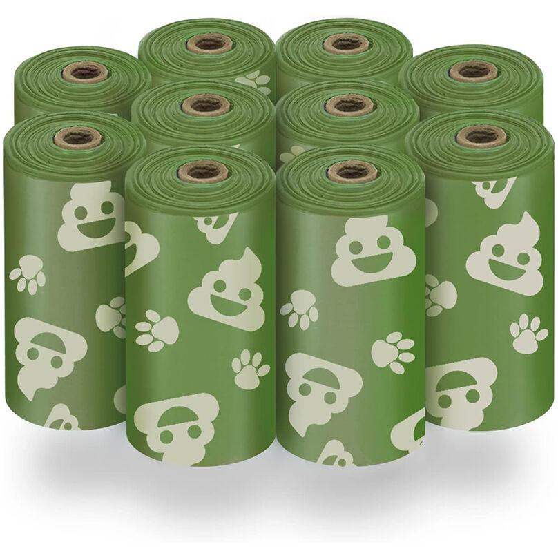 Leak-Proof Scented Unscented Dog Poop Bags – Biodegradable Pet Waste ...