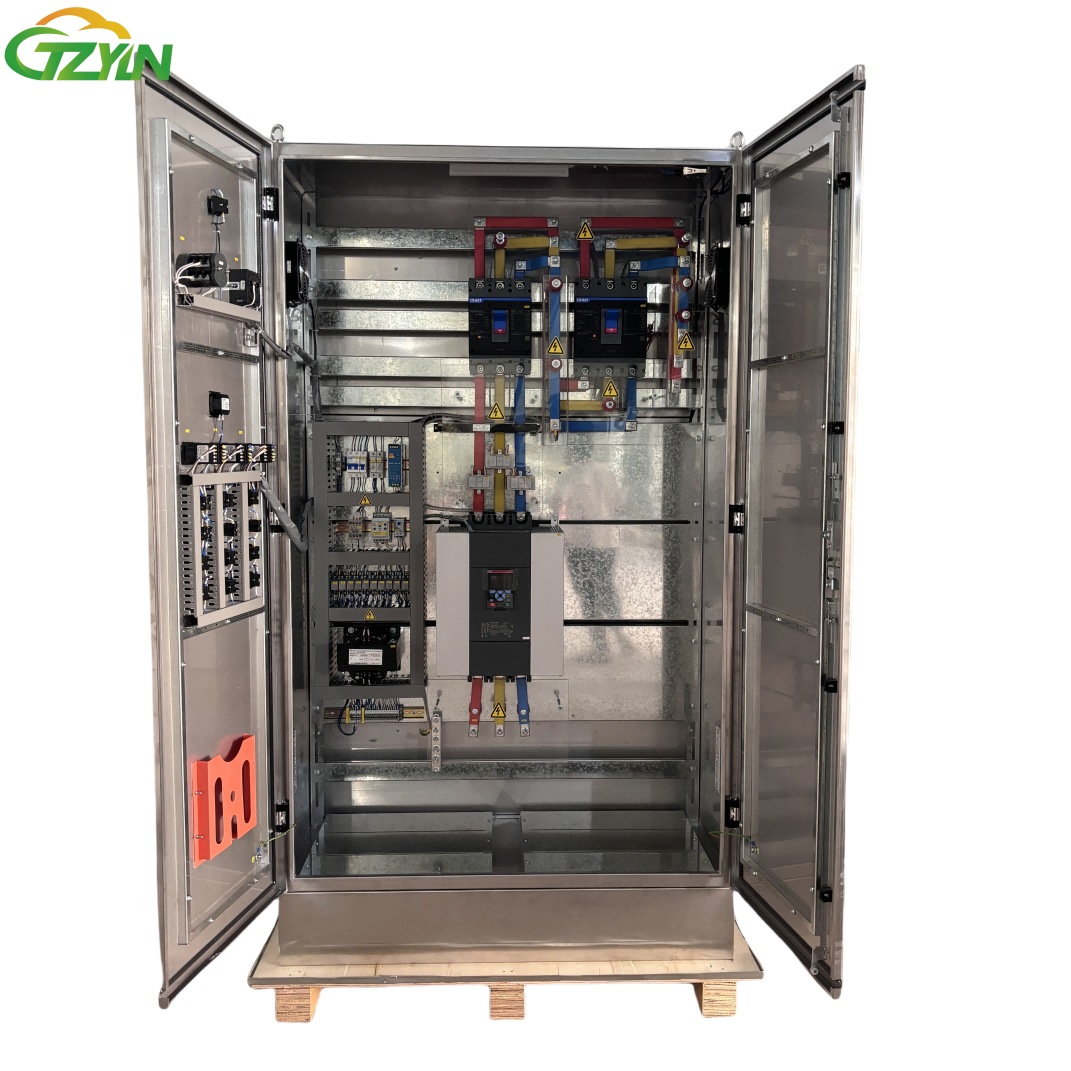 Custom 440W Stainless Steel Flood Control Pump Soft Starter Cabinet ...