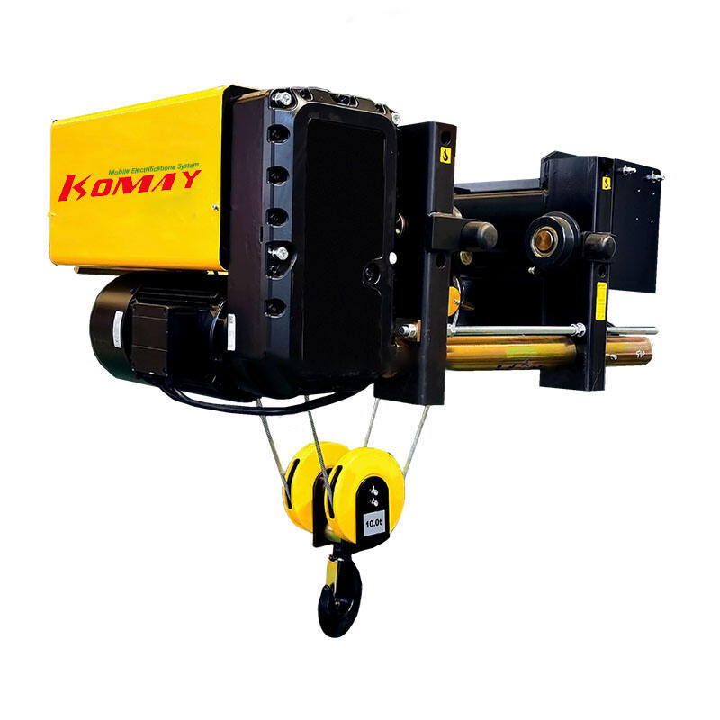 Single Girder European Electric Wire Rope Hoist, China Single Girder ...