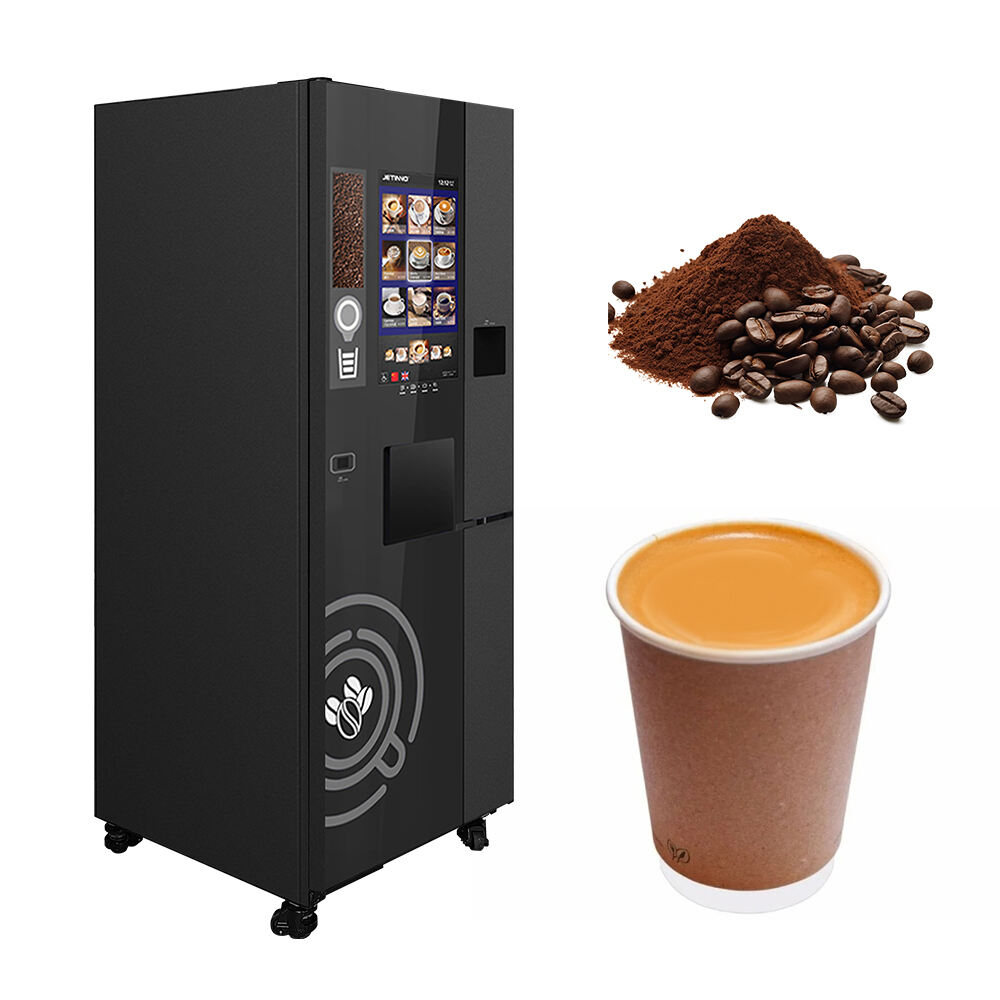 Smart and Coffee Vending Machine Fully Automatic for Business Robot ...
