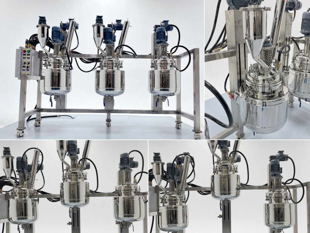 Système personnalisé de réacteur parallèle à levage automatique triple ...