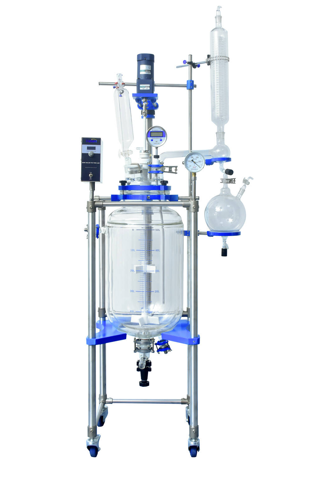 50L Jacketed Glass Reactor | Jacketed Glass Reactors