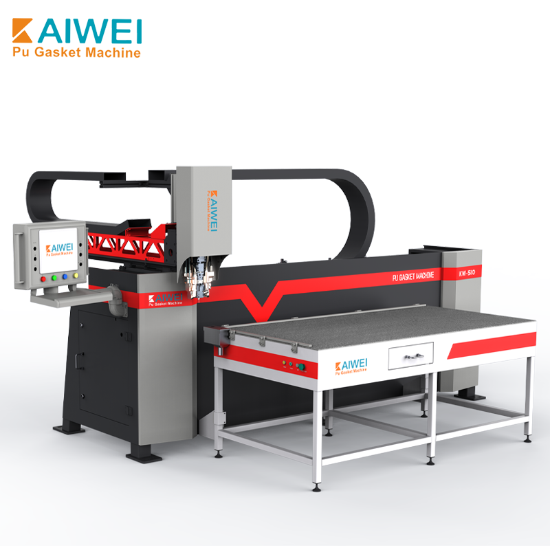 KW-510 Mixing Head Automated Sealing Polyurethane Gasket Machine Pu ...