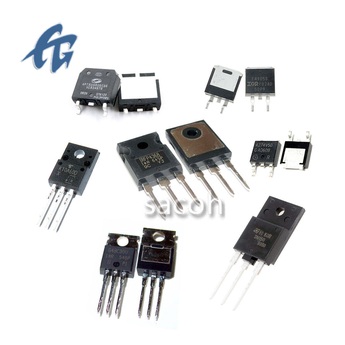 SACOH focuses on manufacturing capacitors, IC chips, integrated circuits, resistors, transistors ...