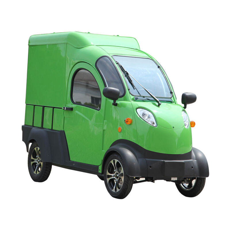 Mini Electric Delivery Car EEC Certificate ElectricTruck With Cargo Box ...