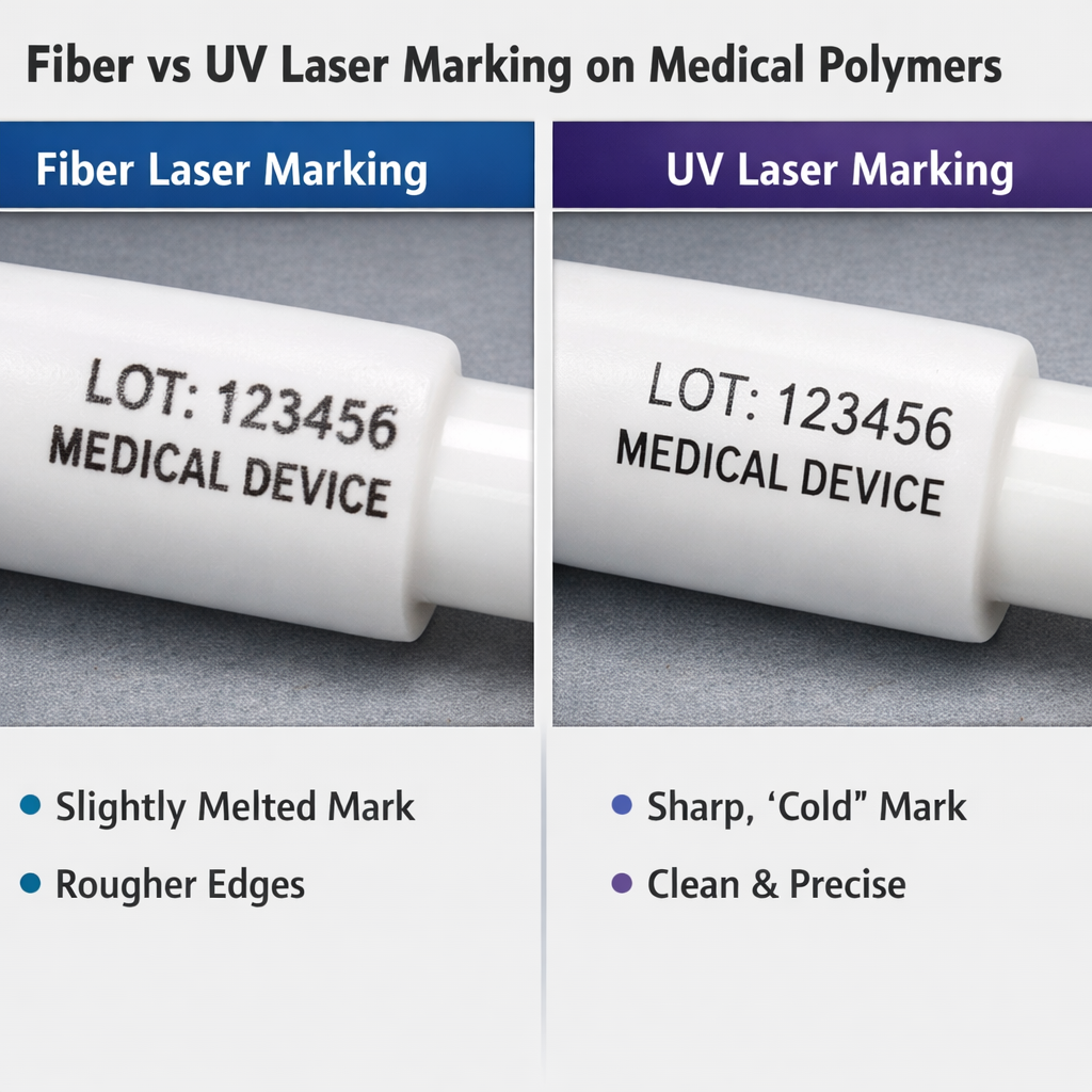 Fiber vs UV Laser for Medical Polymer Marking [Expert Guide]